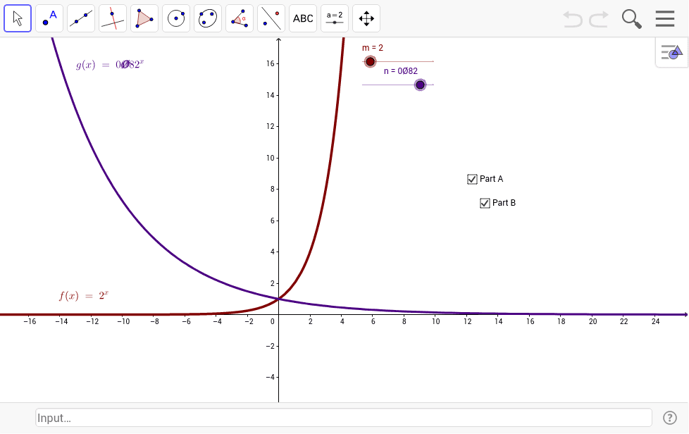 Graphing Exponential Functions – GeoGebra